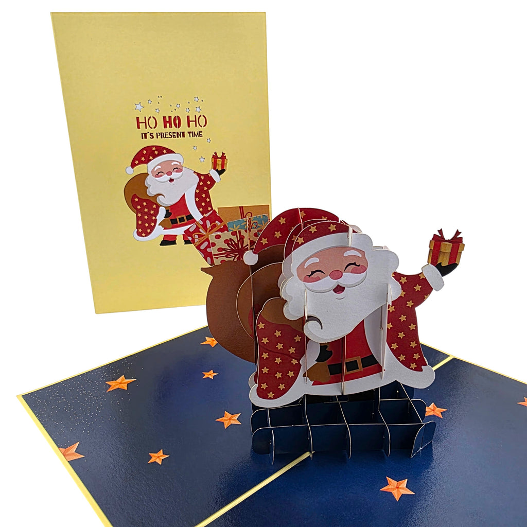 Christmas Santa Pop Up Card v2 – Color Pop Cards