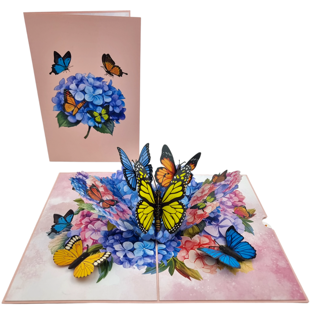 Butterfly Garden 3d Pop Up Card – Color Pop Cards