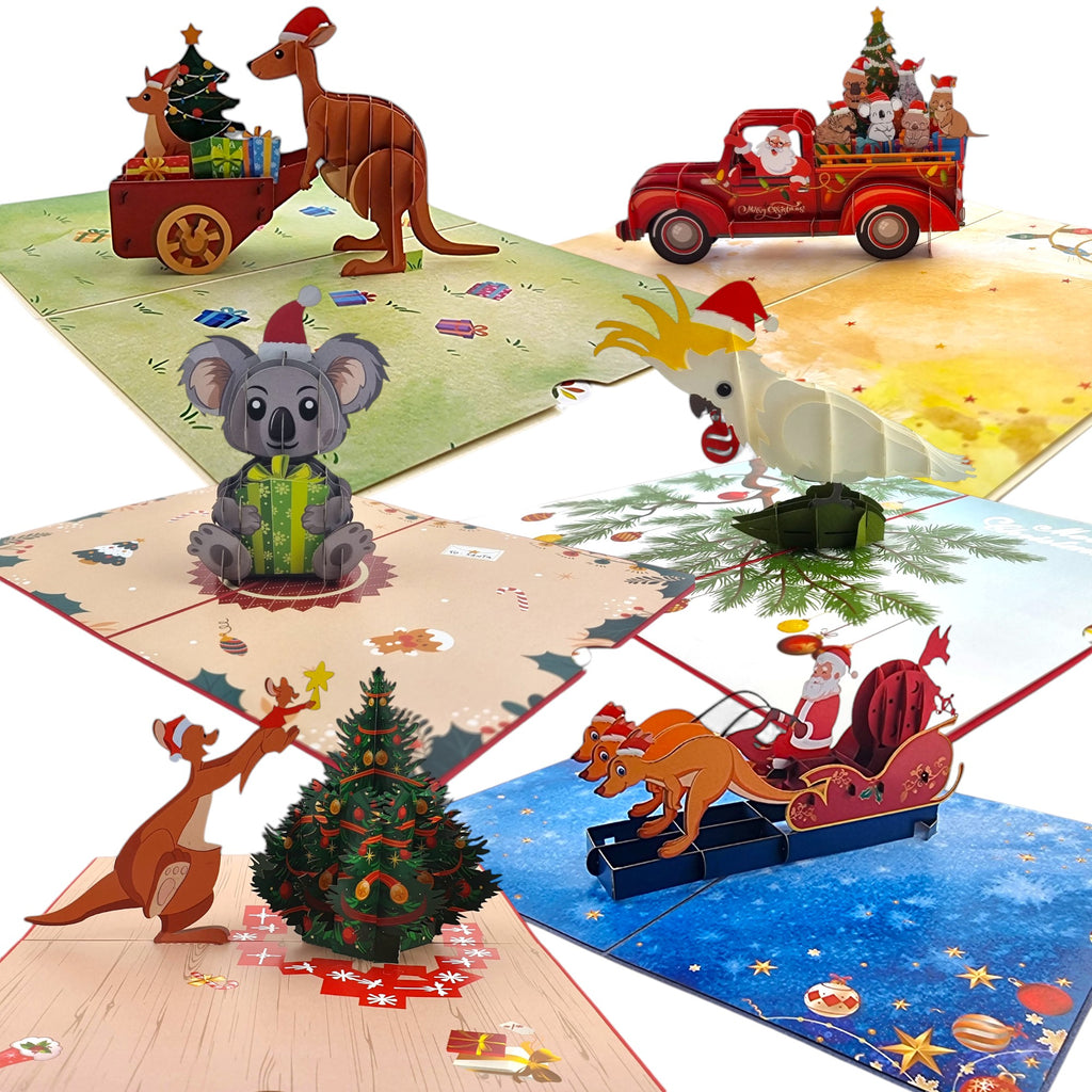 Australian Christmas 6-Pack – Color Pop Cards