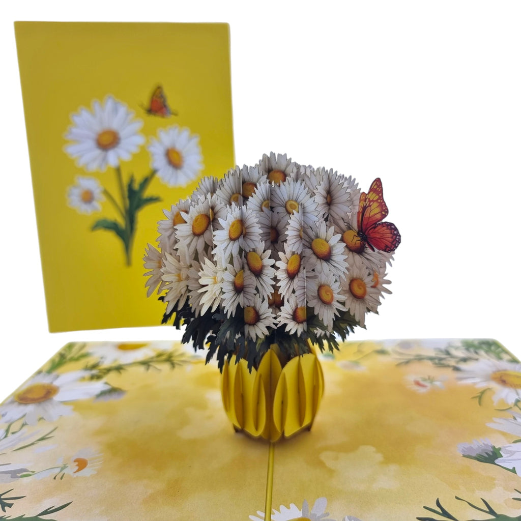 Daisy Bouquet Pop Up Card – Color Pop Cards